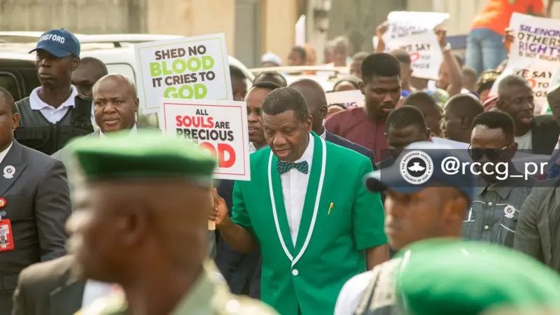 RCCG Breaks Silence On Claims Pastor Adeboye Led Protest Against ...